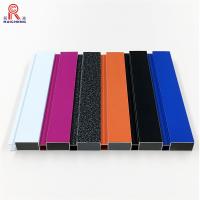China Oval  Aluminium Tube 100mm Diameter Wearproof Scratchproof Powder Coated for sale