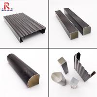 China Sandblasting Seamless Extruded Aluminum Tube 9mm Height For Outdoor for sale