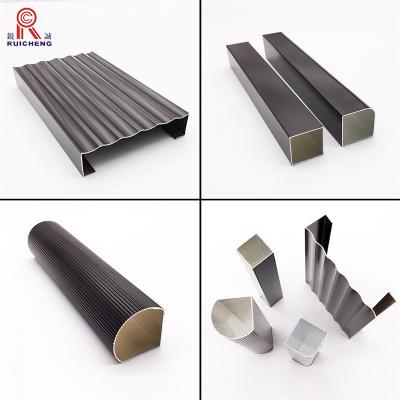 China Sandblasting Seamless Extruded Aluminum Tube 9mm Height For Outdoor for sale