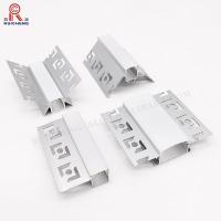 China Wall Corner Aluminium LED Strip Light Profile 3mm Thickness Recessed for sale