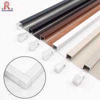 China Aluminum Metal Corner Trim For Ceramic Tile Powder Coating 10.5mm Height for sale