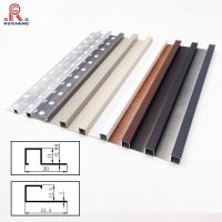 China Aluminum Metal Corner Trim For Ceramic Tile Powder Coating 10.5mm Height for sale