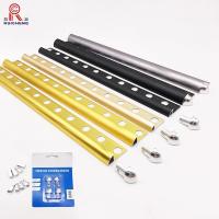 China Anodized Aluminum Corner Trim For Tile 10mm Height Semi Quadrant Finish for sale