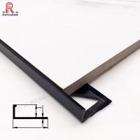 China L Shape Aluminum Tile Corner Trim 1.5mm Height with Oval Punching hole for sale