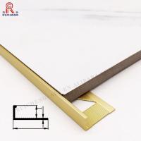 China Luxury Anodized Surface L Shape Aluminium Trim 90 Degree Corner Tile Trim for sale