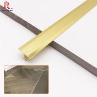 China T Shape Aluminium Transition Strip Metal Tile Boder Trim Strips For Transition for sale
