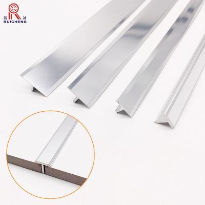 China Gold Profile Floor Tile Flooring Non Slip Transition Strips Edge for sale