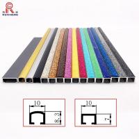China U Shape Listello Tile Trim , Gold Mosaic Wall Tile Strips 3m Length for sale