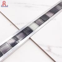 China Building Material Polished Metal Listello Border Trims 2.4 - 3m For Wall Floor for sale