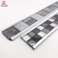 China U Shaped Listello Mosaic Tile Borders Anti Slipping 10mm Height for sale