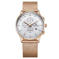 China Luxury Men Quartz Watch Relogio Masculino Wristwatch Mesh Strap Waterproof Sport Watch for sale