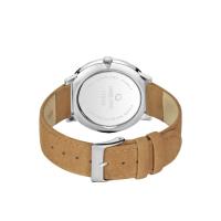 China SS316L case Custom Design Watches 3ATM Waterproof Genuine Leather Quartz Watch for sale