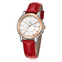China Fashion Waterproof Women Quartz Watch Casual Leather Strap Quartz Watch for sale