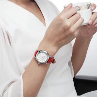 China Fashion Women Quartz Watch Multiple Colors Stainless Steel Waterproof 30mm for sale