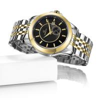 China Waterproof Copper Dial Quartz Stainless Steel Watch Luminous Men Mechanical Watch for sale