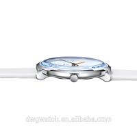 China Women wrist watch leather strap oem logo pearl jewelry japanese movement china guangzhou supplier for sale