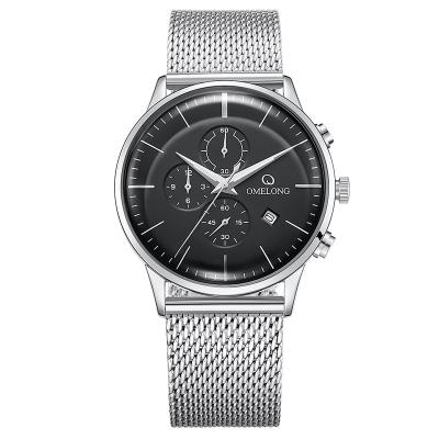 China Stainless Steel Mens Quartz Watch One Year Guarantee CE ROHS SGS Approved for sale