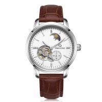 China Automatic mechanical movt stainless steel caseback wrist watch for men for sale
