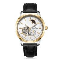 China Automatic mechanical movt stainless steel caseback wrist watch for men for sale