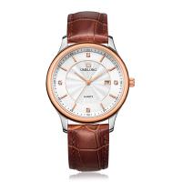 China Calendar Function Quartz Stainless Steel Watch Water Resistant , 2 Year Battery Life for sale