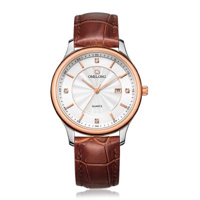 China Calendar Function Quartz Stainless Steel Watch Water Resistant , 2 Year Battery Life for sale