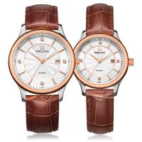China Calendar Function Quartz Stainless Steel Watch Water Resistant , 2 Year Battery Life for sale