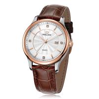 China Calendar Function Quartz Stainless Steel Watch Water Resistant , 2 Year Battery Life for sale