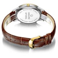 China Calendar Function Quartz Stainless Steel Watch Water Resistant , 2 Year Battery Life for sale