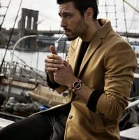 China Custom Logo Wooden Mens Quartz Watch With Analog Dial Display , 2 Year Battery Life for sale