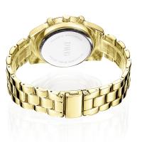 China 24k Gold Brass Wrist Watch , Quartz Japan Movt Womens Watch Water Resistant for sale