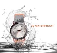 China Plastic Case Silicone Sports Watch , Chrono Sport Quartz Movt Watch for sale