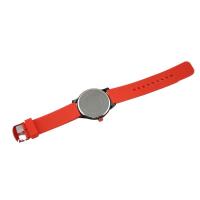 China Complete Calendar Silicone Sports Watch With Rubber Bands Black Alloy Case for sale