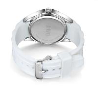 China Japan Movt Silicone Sports Watch With Multi - Color Interchangeable Band for sale