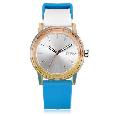 China Large Dial Fashion Silicone Sports Watch Water Resistant For Unisex for sale