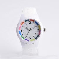 China Chrono Silicone Men Watch With Miyota 6P29 Movement DWG--R0234 for sale