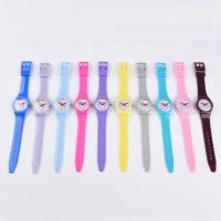China Mini Flexible Silicone Rubber Wristband Watch With Slap Strap DWG-R0117 for sale