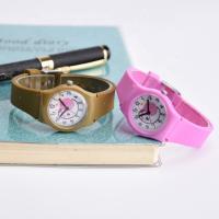 China Mini Flexible Silicone Rubber Wristband Watch With Slap Strap DWG-R0117 for sale