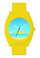 China Durable Plastic Back Watches , Fashion Minimalist Student Wrist Watch for sale