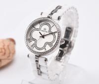 China Sapphire Crystal Ceramic Quartz Watch Waterproof With China / Japan Movt for sale