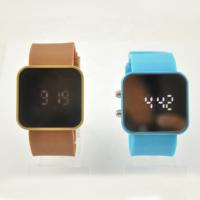 China Fashion Quartz Smart Wrist Watch LED Style With Silicone Case Material for sale