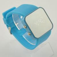 China Fashion Quartz Smart Wrist Watch LED Style With Silicone Case Material for sale