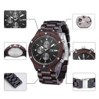 China 2018  wooden watch case wooden watch diy for sale