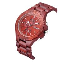 China Simple Design Dial Wooden Wrist Watch With Easy And Convenient Deal for sale