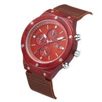 China Simple design dial wooden watch case wooden watches for men for sale