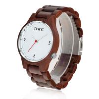 China Luxury wood dial watch waterproof oem wood watch for sale