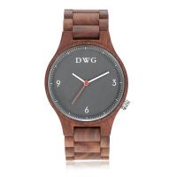 China Luxury wood dial watch waterproof oem wood watch for sale
