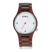 China Luxury wood dial watch waterproof oem wood watch for sale