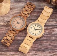 China Personalized Genuine Leather Wooden Quartz Watch Winder Wood With Engraved Logo for sale
