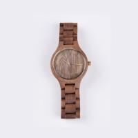 China Japan Movement Maple Wooden Quartz Watch Water Resistant For Christmas Gifts for sale