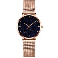 China Sky Star Dial Modern Ladies Watches , Women'S Quartz Stainless Steel Casual Watch for sale